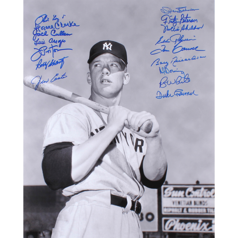 New York Yankees 16x20 Photo Signed by (16) with Duke Carmel, Bobby ...