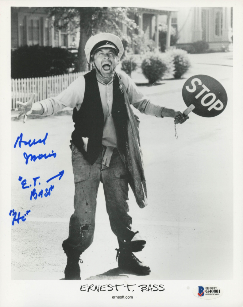 Howard Morris Signed "The Andy Griffith Show" 8x10 Photo with ...