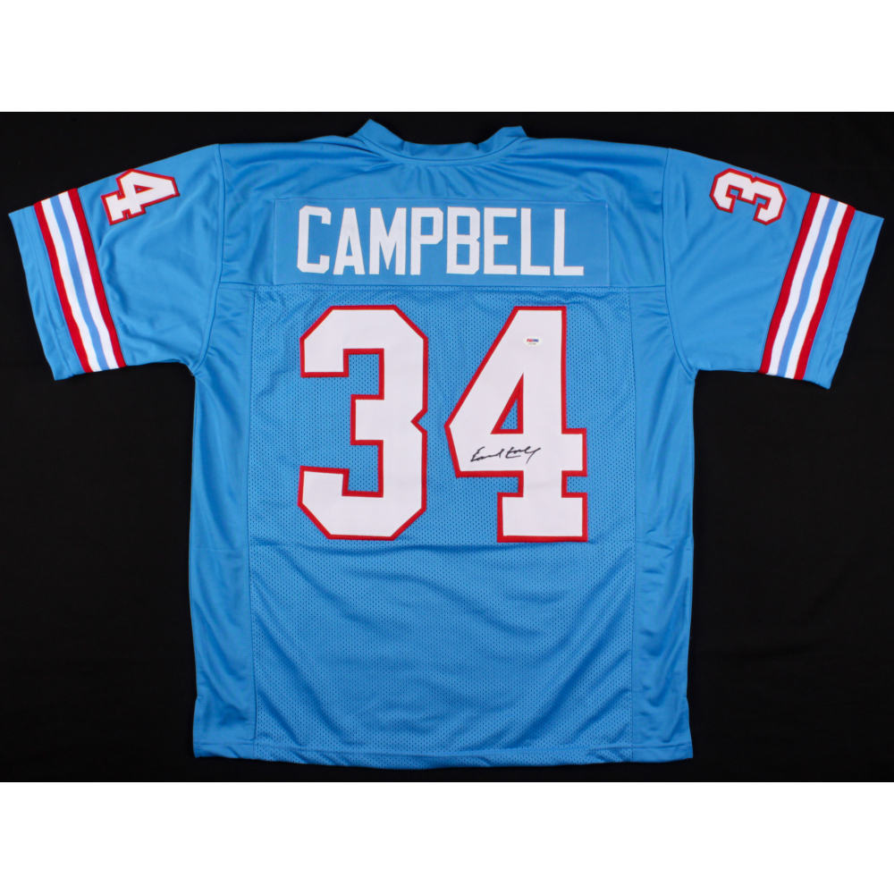Earl Campbell Signed Houston Oilers Jersey (PSA COA) | Pristine Auction