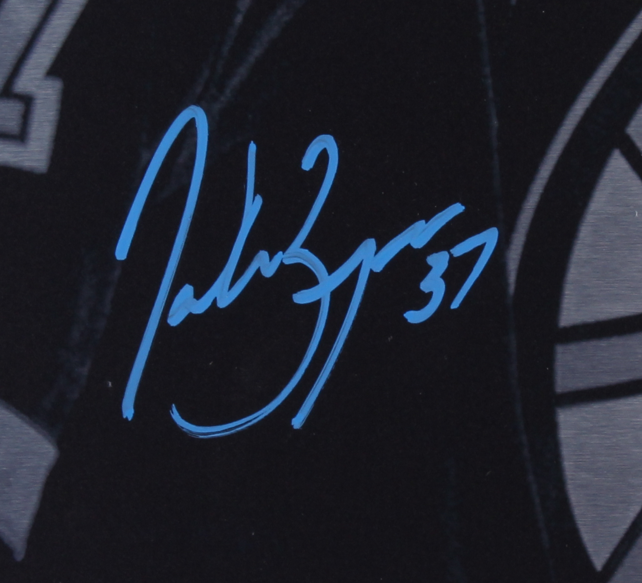 Patrice Bergeron Signed Boston Bruin 20x24 Metal Photo Cut Display ...