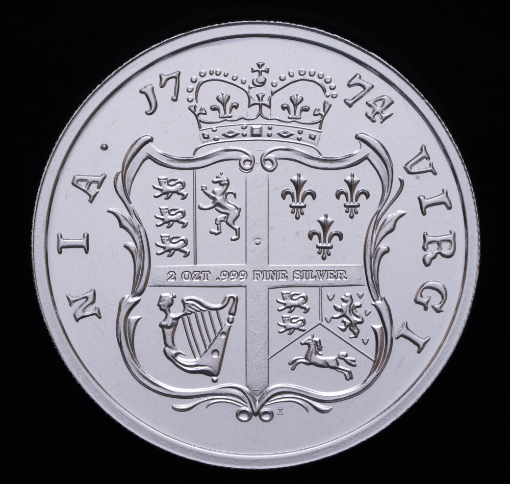 2 oz Virginia Shilling Silver Bullion Round | Pristine Auction