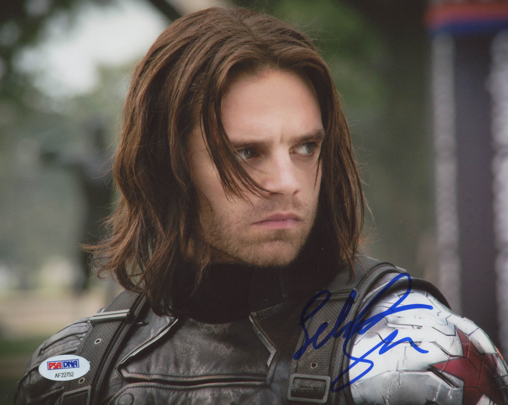 Sebastian Stan Signed "Captain America: Civil War" 8x10 Photo (PSA COA ...