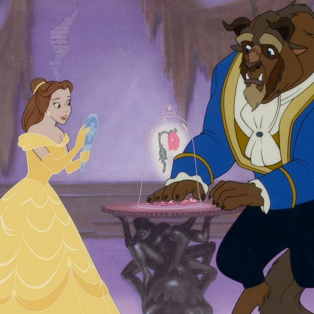 Disney "Reflection of Love" Limited Edition 21x18 Custom Framed Sericel ...