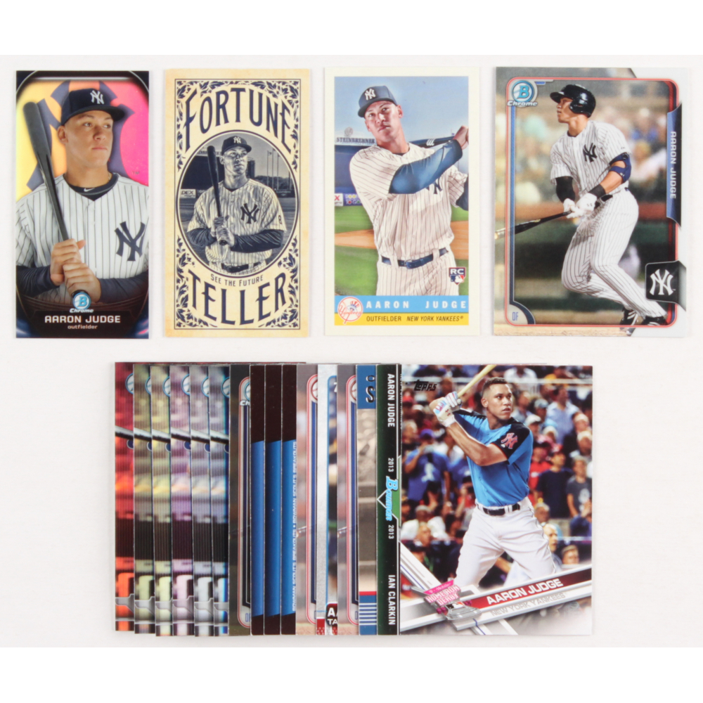 Lot of (20) Aaron Judge RC Baseball Cards | Pristine Auction