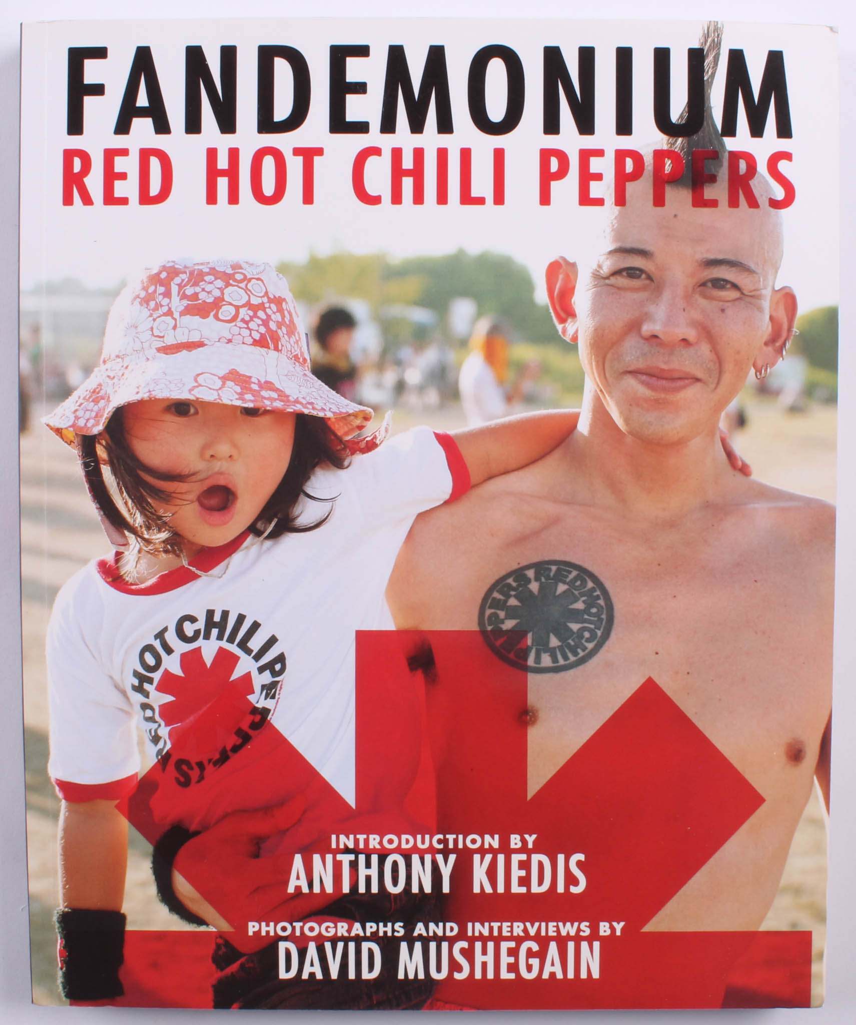 Red Hot Chili Peppers "Fandemonium" Paperback Book Band-Signed by (4 ...