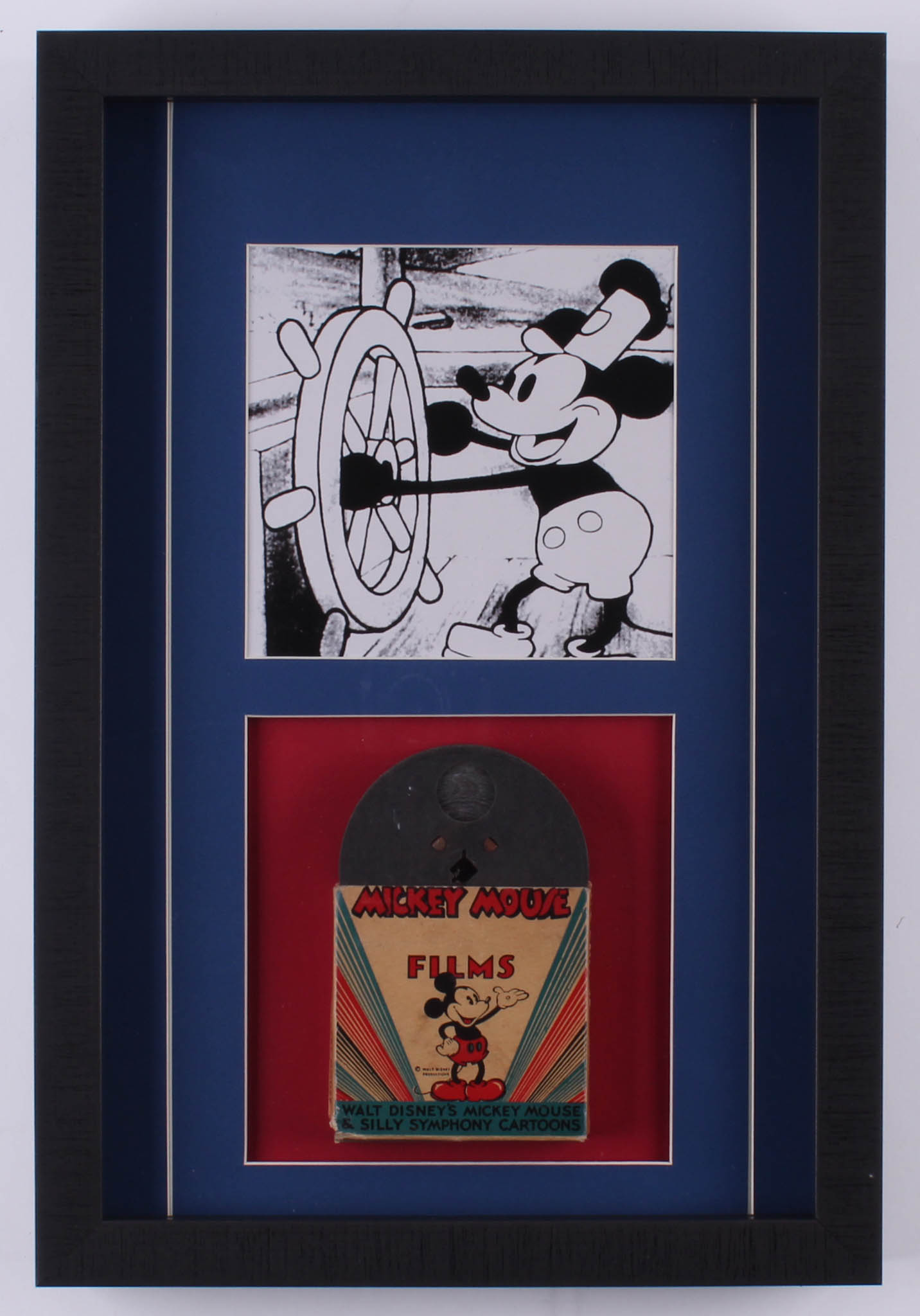 Vintage 1950's Walt Disney's Mickey Mouse 12.5x18.5 Custom Framed Film ...