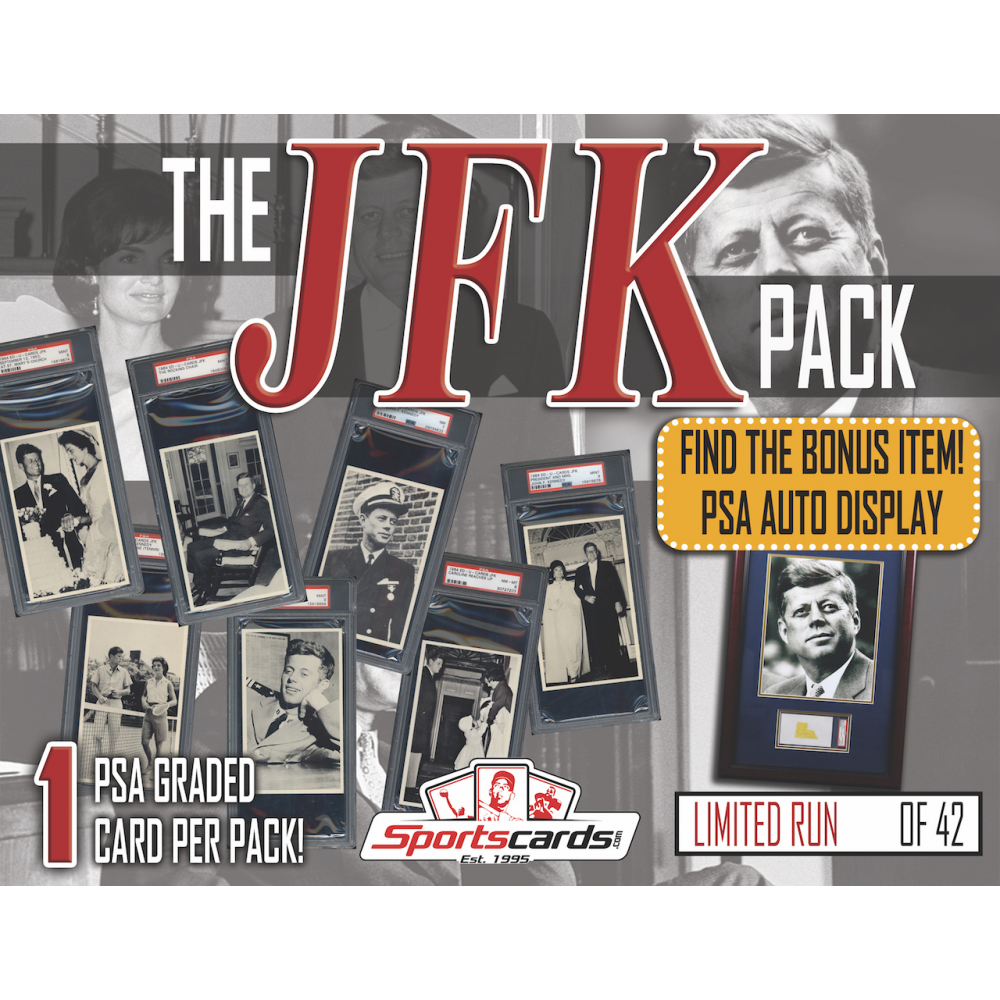 “The JFK Pack” – One High Grade PSA Graded Vintage Card Per Pack ...