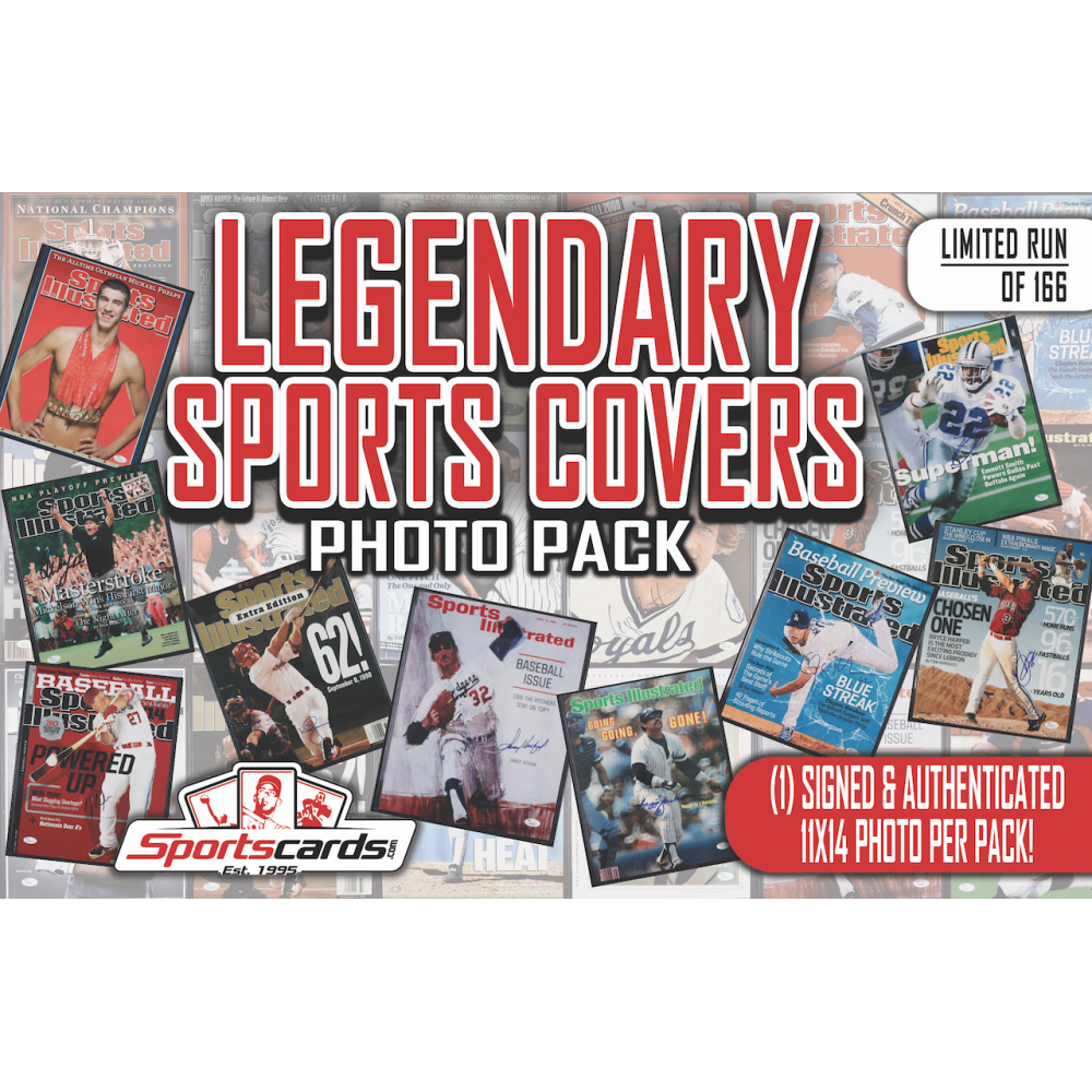 “Legendary Sports Covers” 11x14 Signed Photo Pack - Mystery Box ...