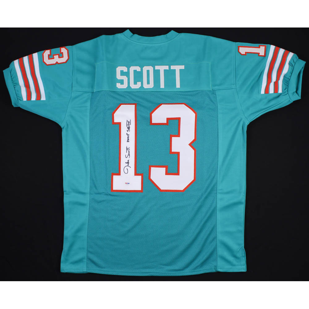 Jake Scott Signed Miami Dolphins Jersey Inscribed "MVP SB VII" (PSA COA ...