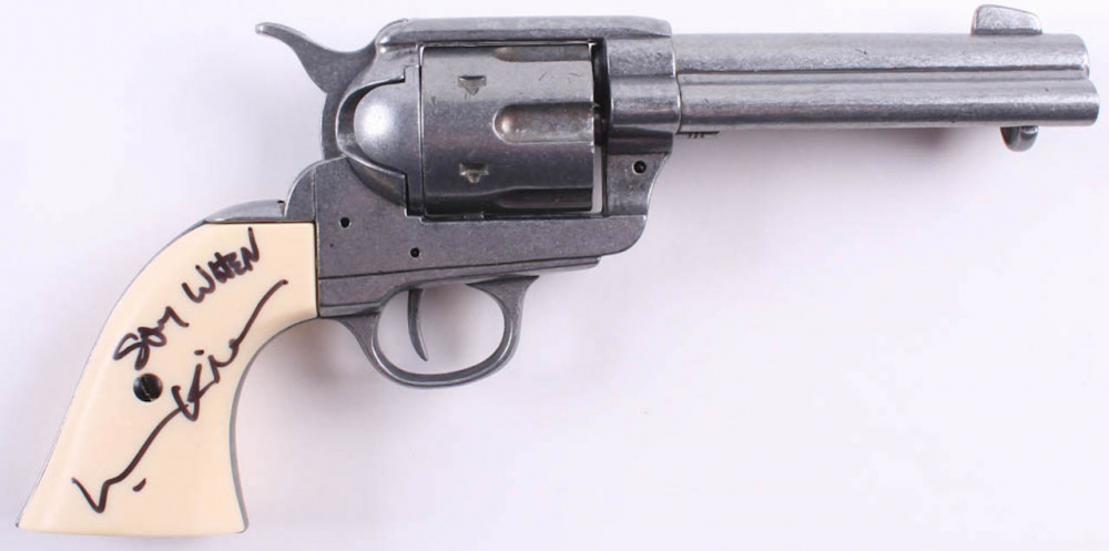 Val Kilmer Signed "Tombstone" Replica Revolver Inscribed "Say When ...