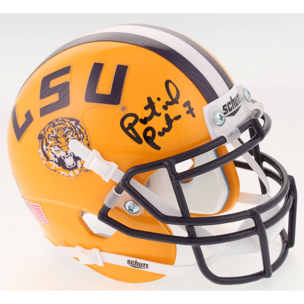 Patrick Peterson Signed LSU Tigers Mini Helmet (Radtke COA) | Pristine ...