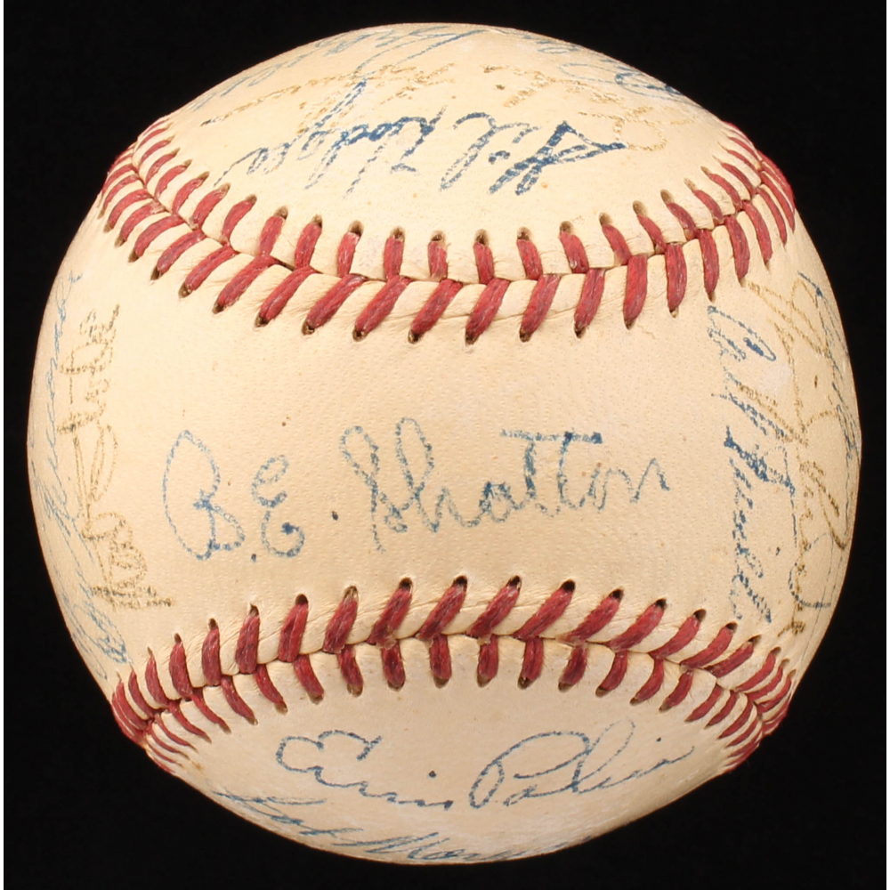 1950 Brooklyn Dodgers ONL Baseball Team-Signed by (18) with Roy ...