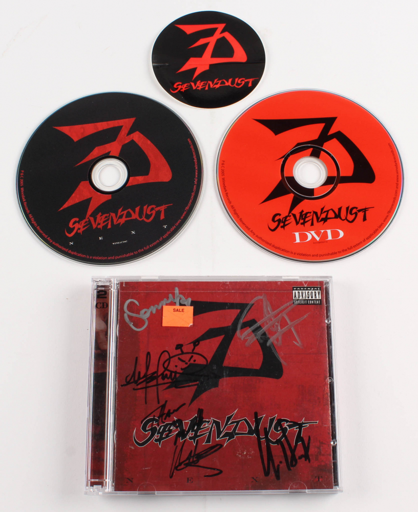 Sevendust "Next" CD Booklet Signed By (5) Lajon Witherspoon, Morgan ...