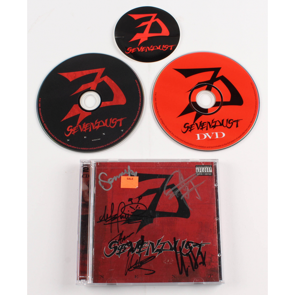 Sevendust "Next" CD Booklet Signed By (5) Lajon Witherspoon, Morgan ...