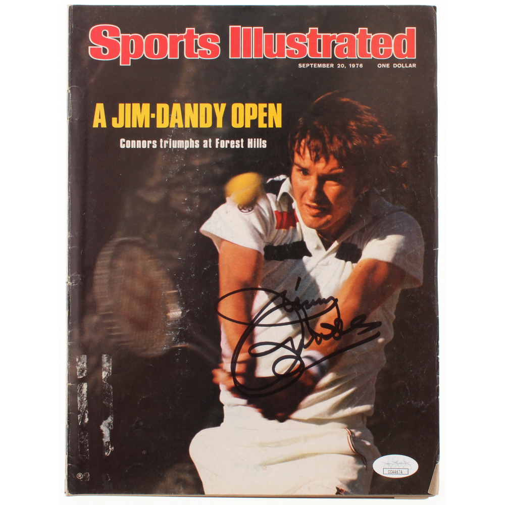Jimmy Connors Signed 1976 Sports Illustrated Magazine (JSA COA ...