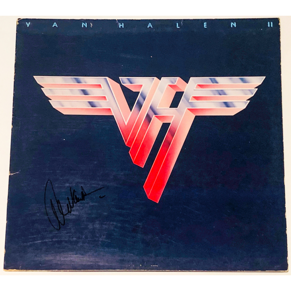 Alex Van Halen Signed "Van Halen II" Vinyl Album Cover (PSA COA ...