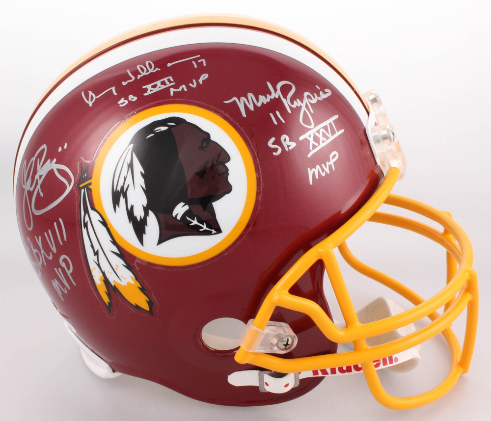 John Riggins, Mark Rypien & Doug Williams Signed Washington Redskins ...