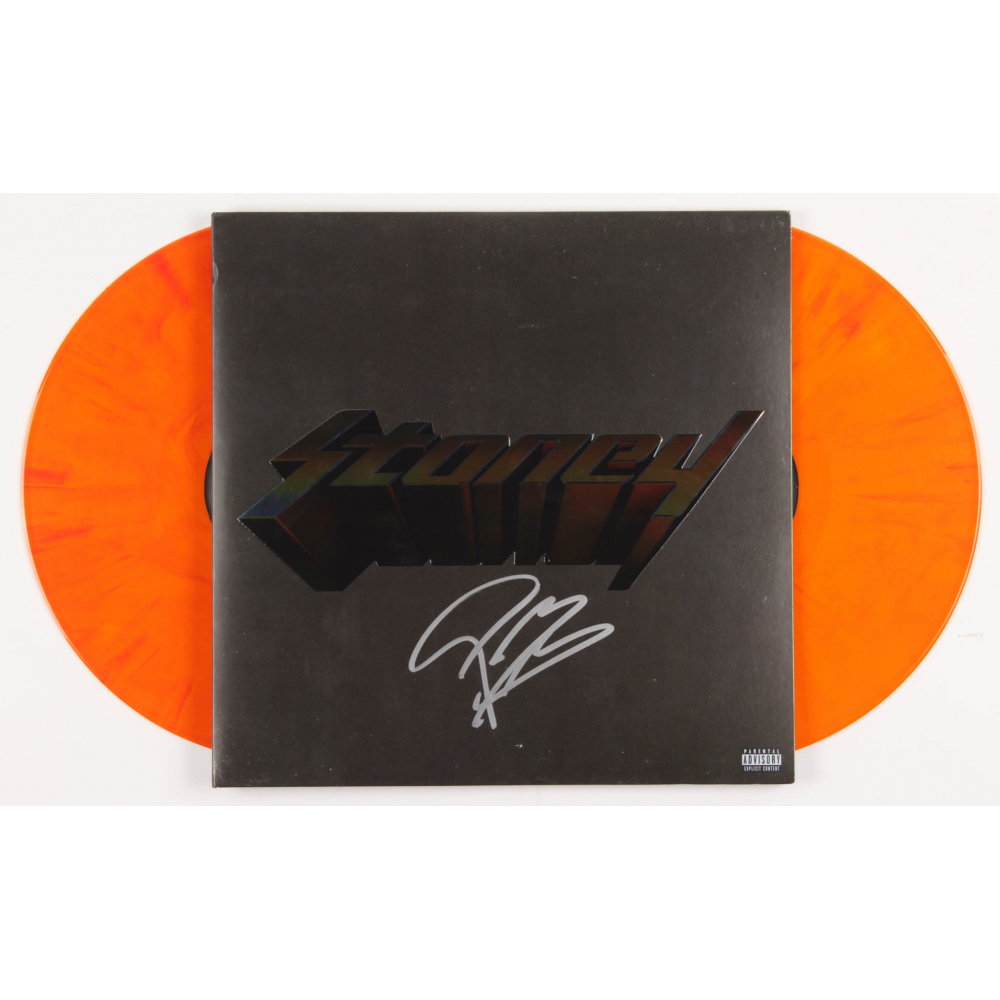 Post Malone Signed "Stoney" Vinyl Record Album Cover (JSA COA ...