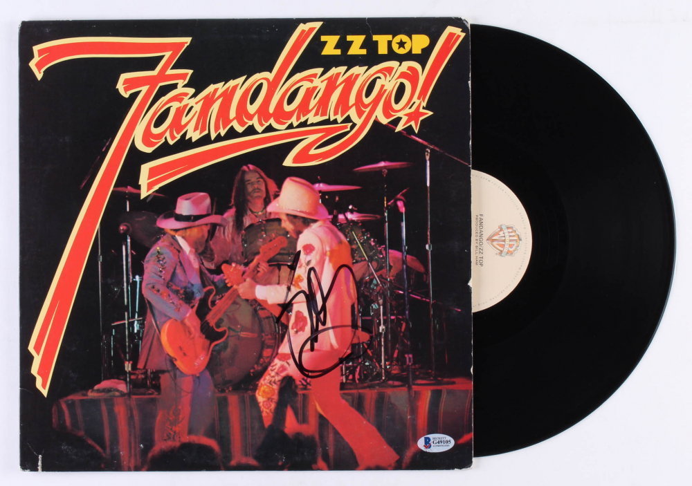 Billy Gibbons Signed ZZ Top "Fandango" Vinyl Record Album (Beckett COA ...
