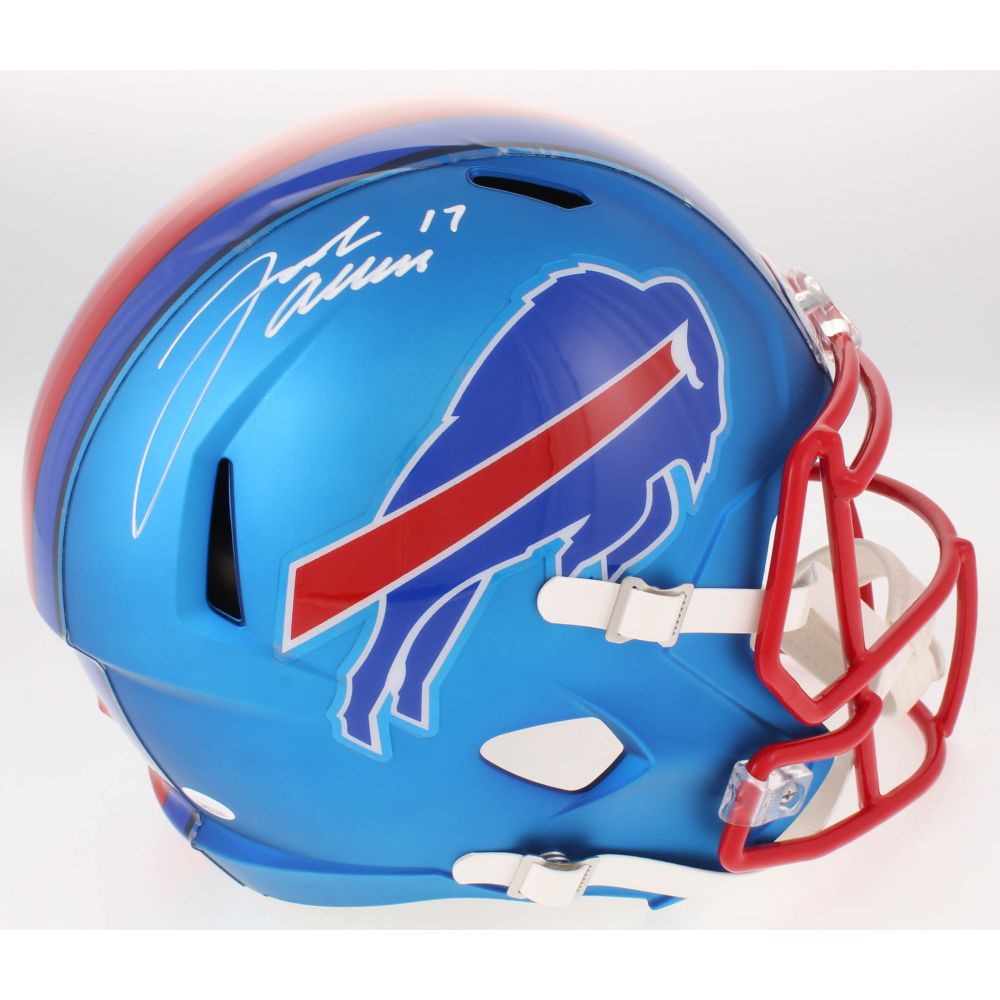 Josh Allen Signed Buffalo Bills Full-Size Speed Helmet (JSA COA ...