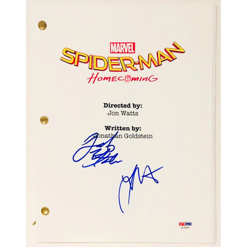 Jacob Batalon & Laura Harrier Signed "Spider-Man: Homecoming" Full ...