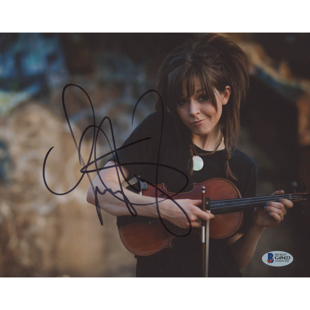 Lindsey Stirling Signed 8x10 Photo (Beckett COA) | Pristine Auction