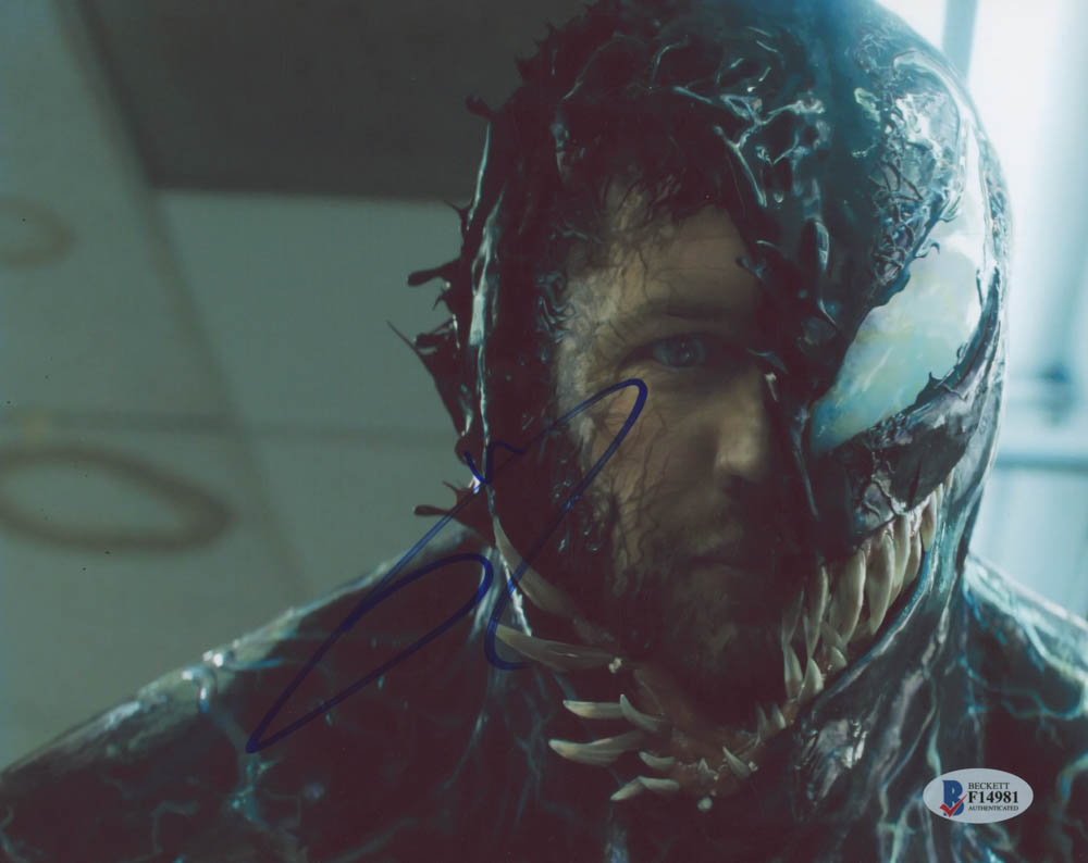 Tom Hardy Signed "Venom" 8x10 Photo (Beckett COA) | Pristine Auction