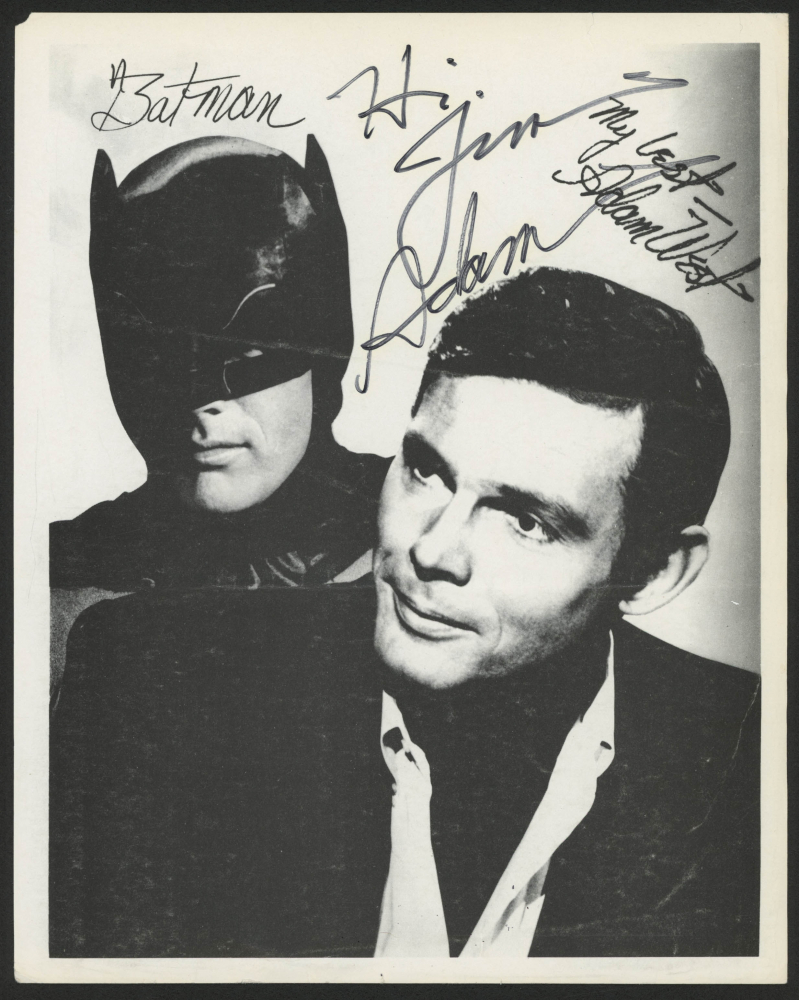 Adam West Signed "Batman" 8x10 Photo Inscribed "Hi" (JSA COA ...
