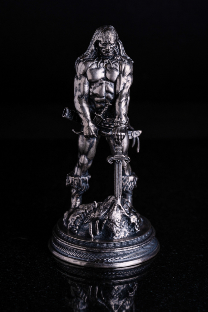 6 oz Antique Finish Frank Frazetta Legacy Collection The Barbarian ...