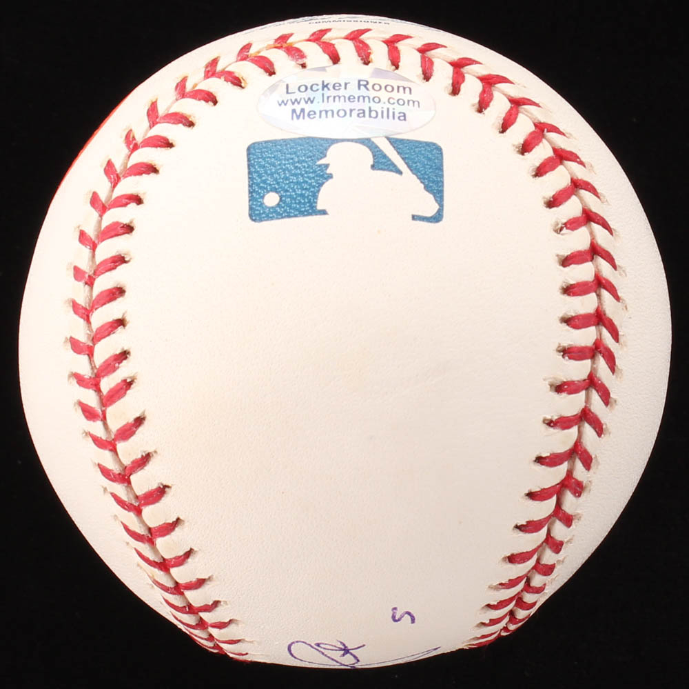 David Wright Signed OML Baseball (Locker Room Memorabilia COA & Wright ...