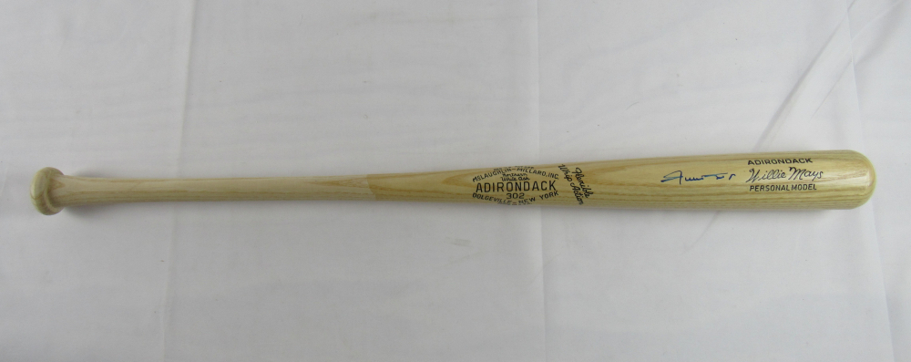 Willie Mays Signed Adirondack Player Model Baseball Bat (PSA Hologram ...
