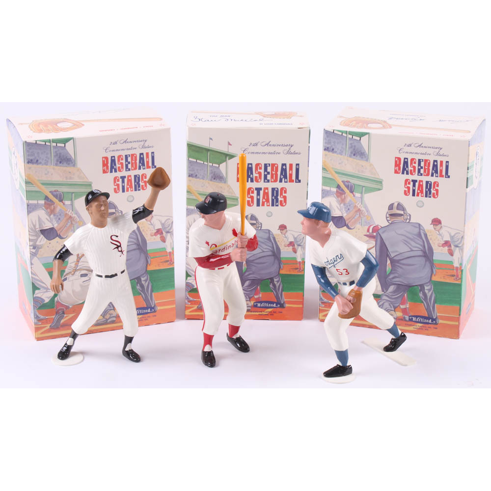 Lot of (3) Hartland "Baseball Stars" Figurines with Don Drysdale, Luis ...