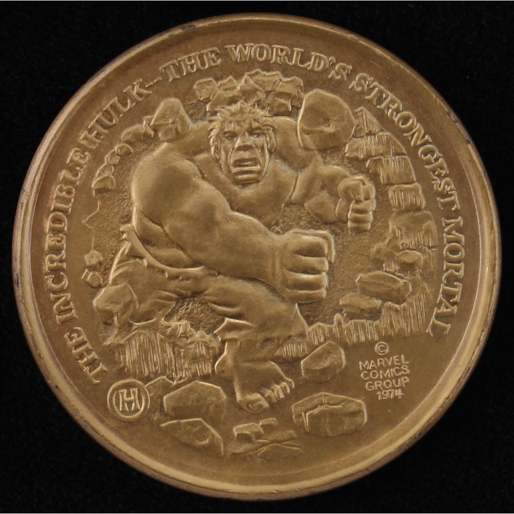 Vintage 1970's The Incredible Hulk Marvel Collector's Coin | Pristine ...