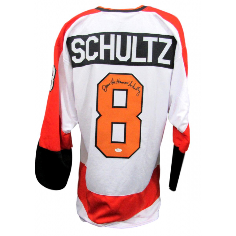 Dave "The Hammer" Schultz Signed Philadelphia Flyers Jersey (JSA COA ...