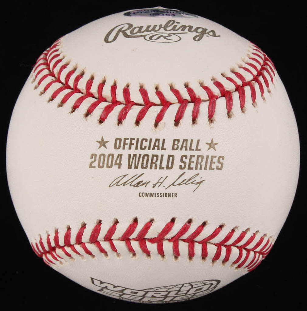 Keith Foulke Signed 2004 World Series Baseball With (5) Inscriptions ...