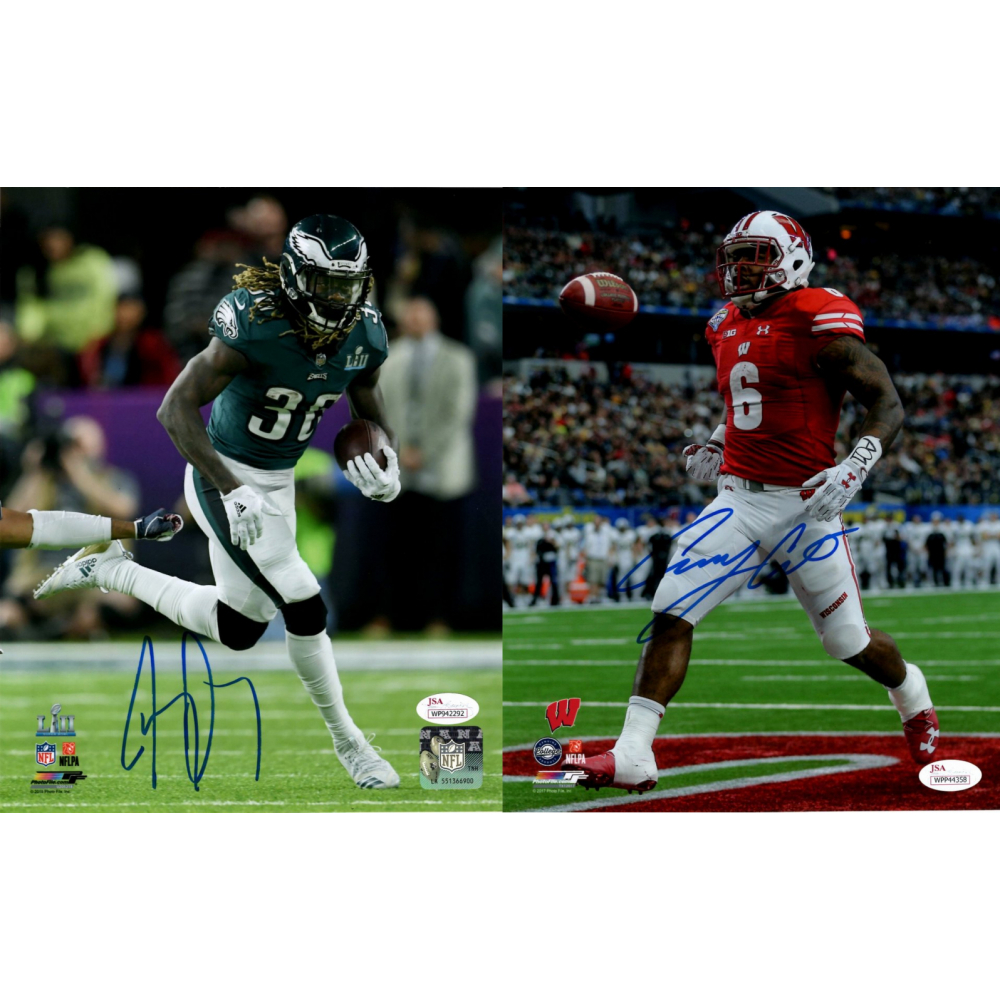 Lot of (2) Signed 8x10 Football Photos with (1) Jay Ajayi & (1) Corey ...