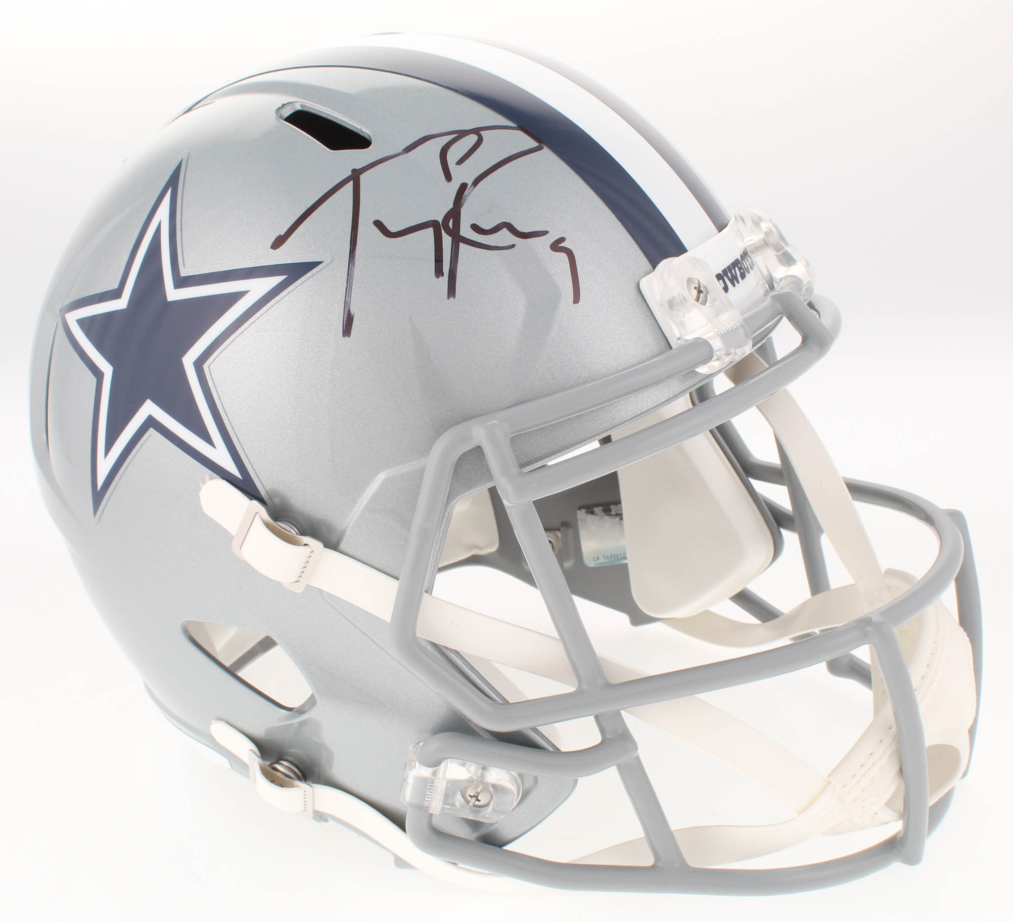 Tony Romo Signed Dallas Cowboys Full-Size Speed Helmet (JSA COA ...