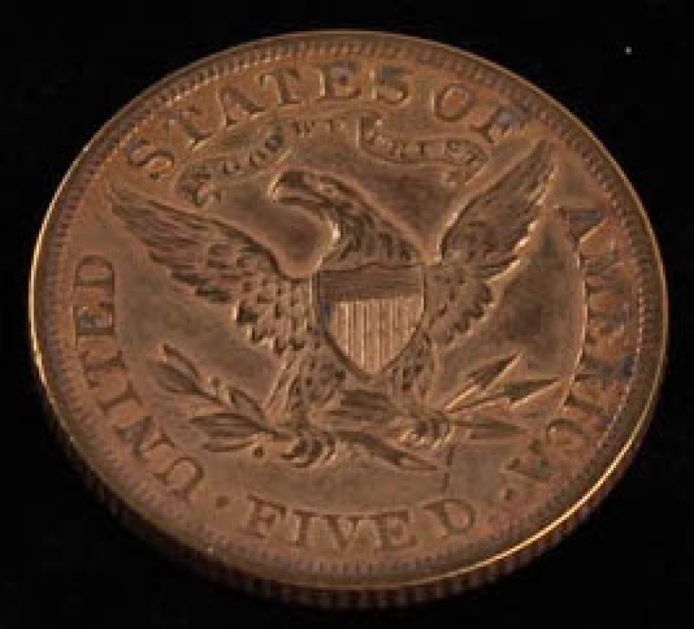 1905 $5 Five Dollars Liberty Head Half Eagle Gold Coin | Pristine Auction