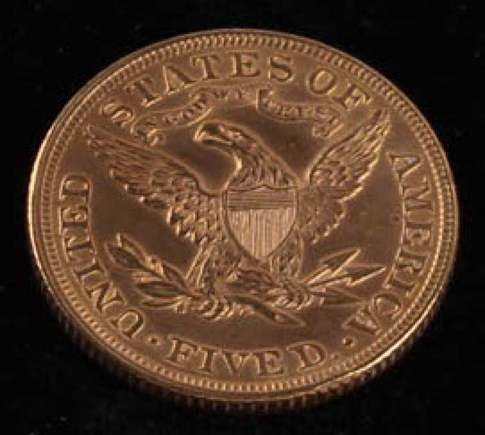 1900 $5 Five Dollars Liberty Head Half Eagle Gold Coin | Pristine Auction