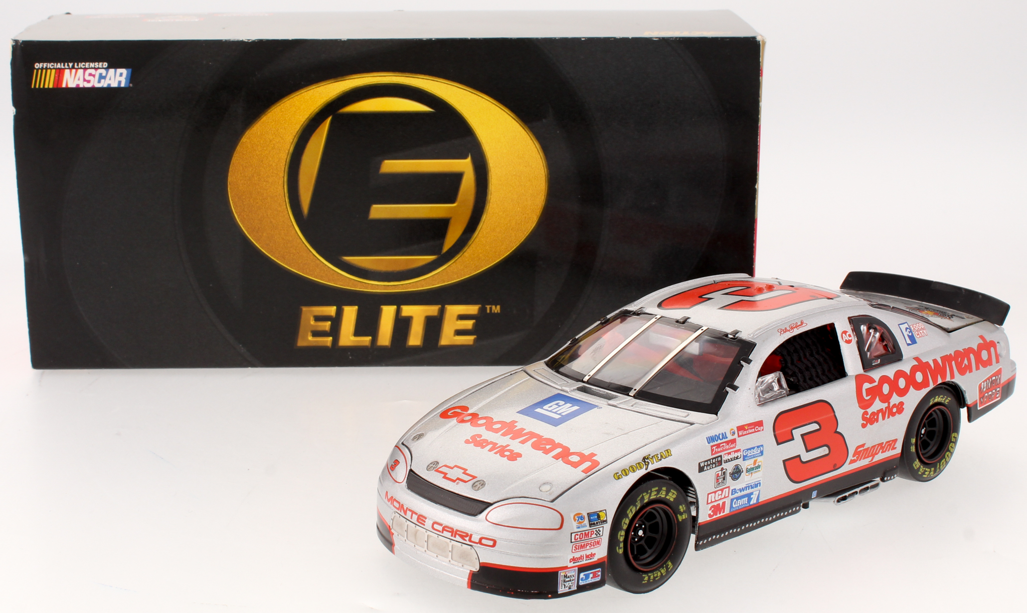 Dale Earnhardt LE Silver Select #3 1995 Monte Carlo Elite 1:24 Scale ...