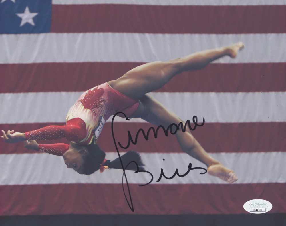Simone Biles Signed Team USA 8x10 Photo (JSA COA) | Pristine Auction