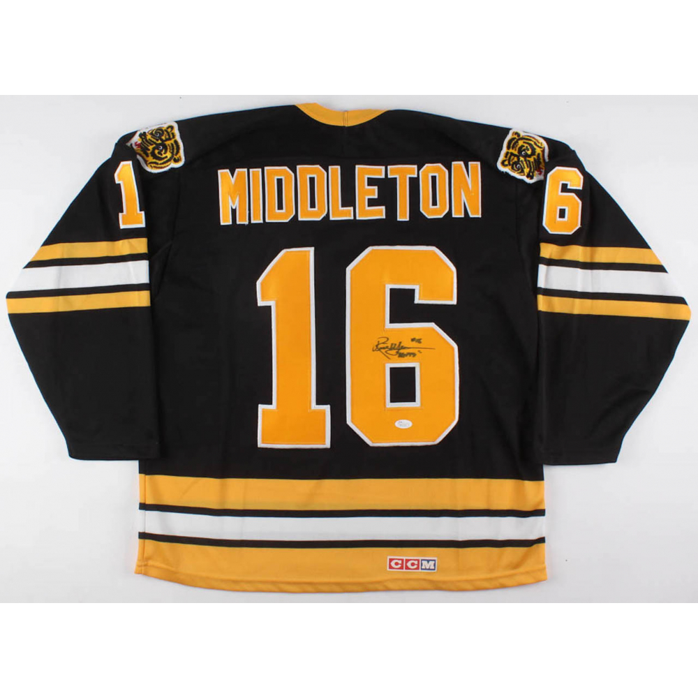 Rick Middleton Signed Boston Bruins Alternate Captain's Jersey ...