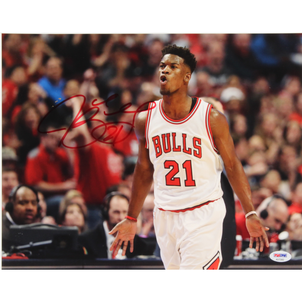 Jimmy Butler Signed Chicago Bulls 11x14 Photo (PSA COA) | Pristine Auction
