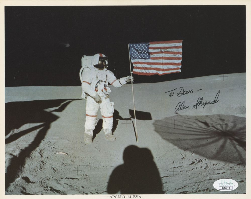 Alan Shepard Signed 8x10 Photo With Inscription (JSA COA) | Pristine ...