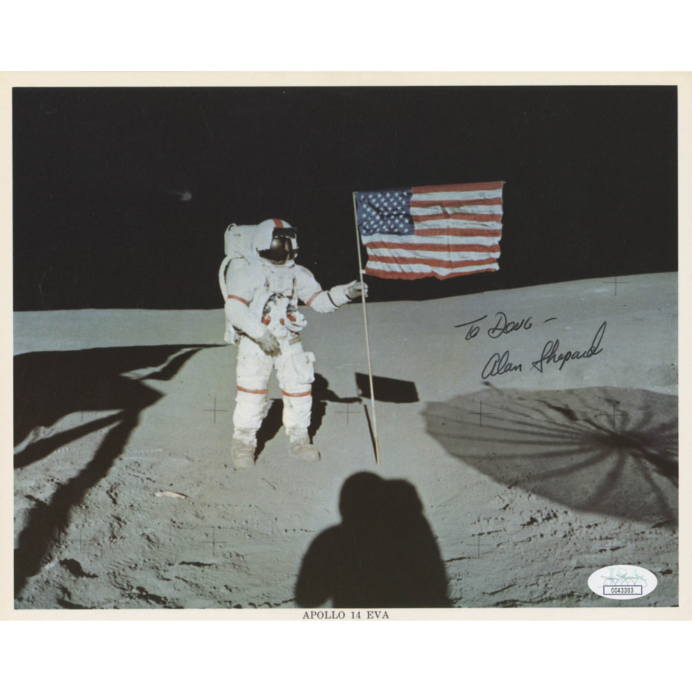 Alan Shepard Signed 8x10 Photo With Inscription (JSA COA) | Pristine ...