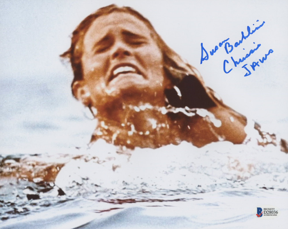 Susan Backlinie Signed "Jaws" 8x10 Photo Inscribed "Chrissie" & "Jaws ...