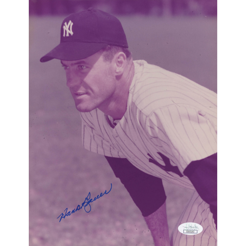 Hank Bauer Signed New York Yankees 8x10 Photo (JSA COA) | Pristine Auction