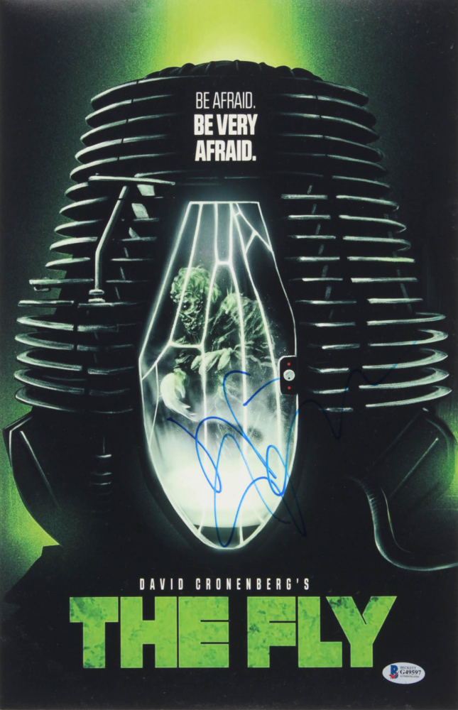 Jeff Goldblum Signed The Fly 11x17 Photo (Beckett COA) | Pristine Auction