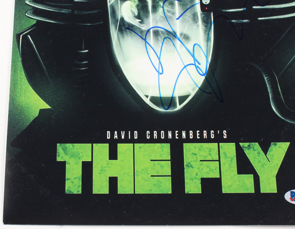 Jeff Goldblum Signed The Fly 11x17 Photo (Beckett COA) | Pristine Auction