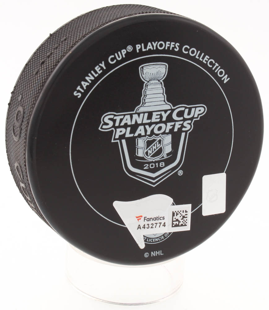 Tom Wilson Signed Capitals 2018 Stanley Cup Champions Hockey Puck ...